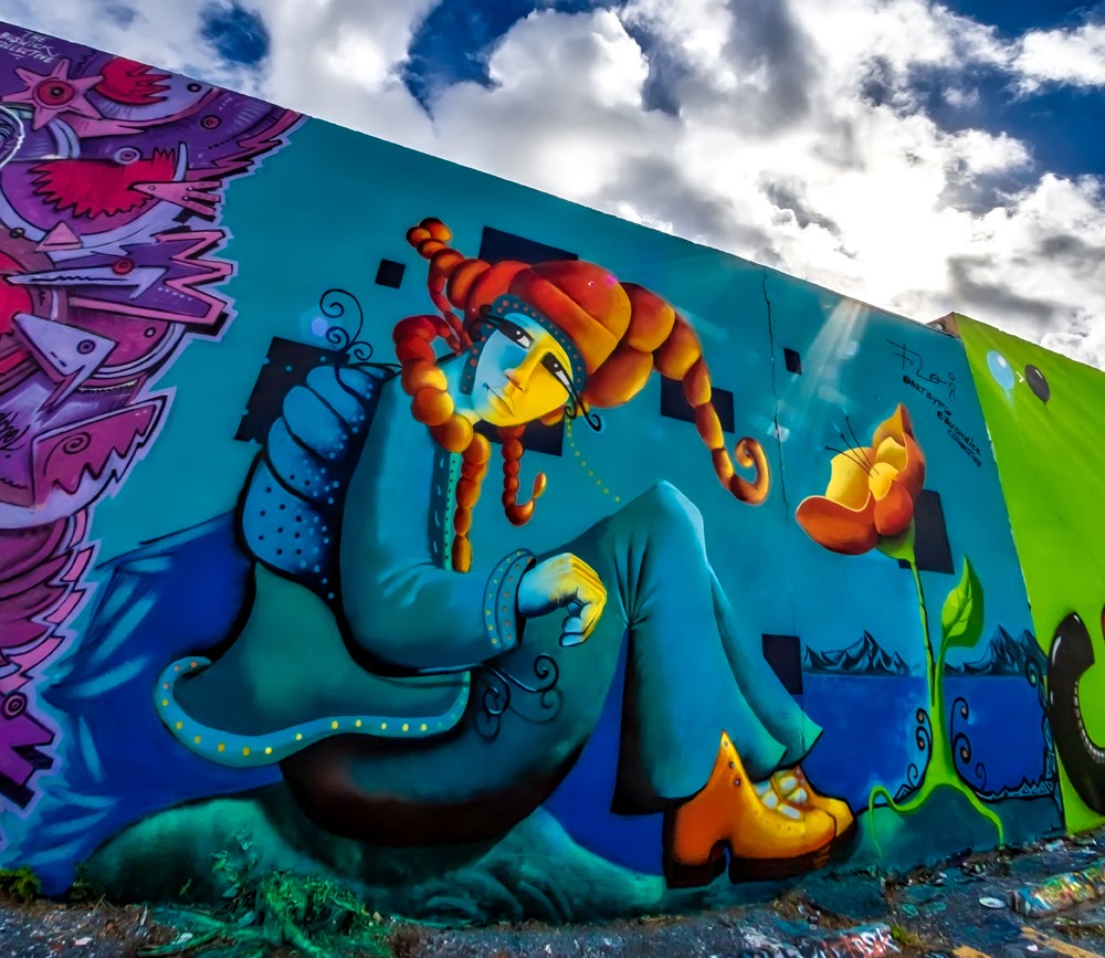 “The Lost Flower” Mural by Fiorella Podesta, Art by Fio – Artbyfio
